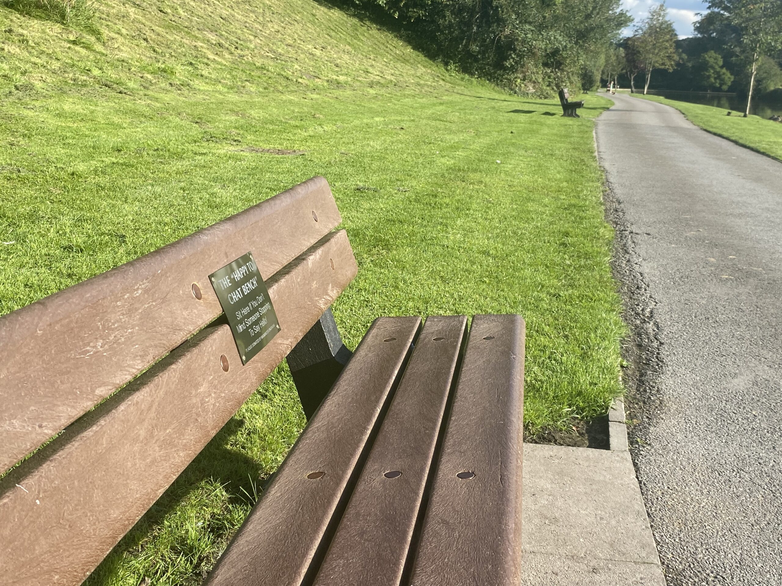 Happy to Chat Bench - Warminster Town Council