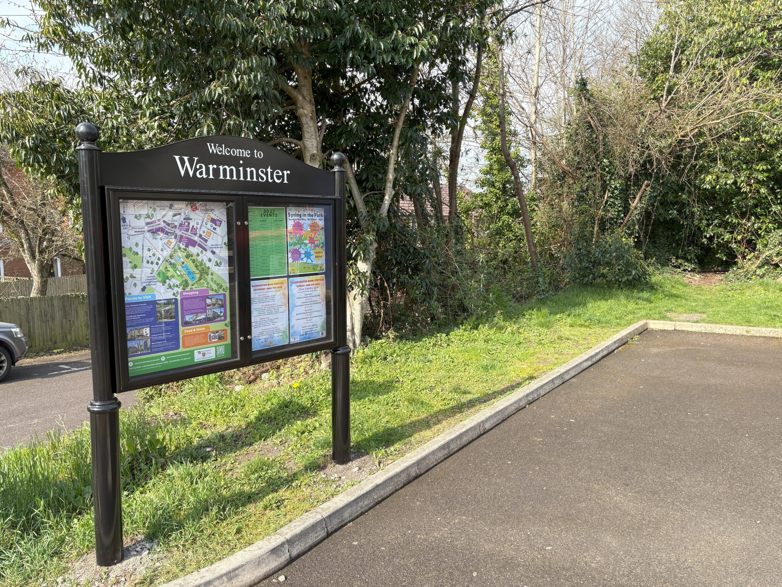 New information boards installed as town council strengthens commitment ...